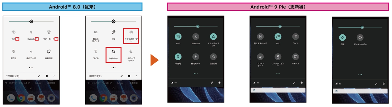 AQUOS R SHV39（アクオス アール） アップデート情報 | 製品アップデート情報 | au