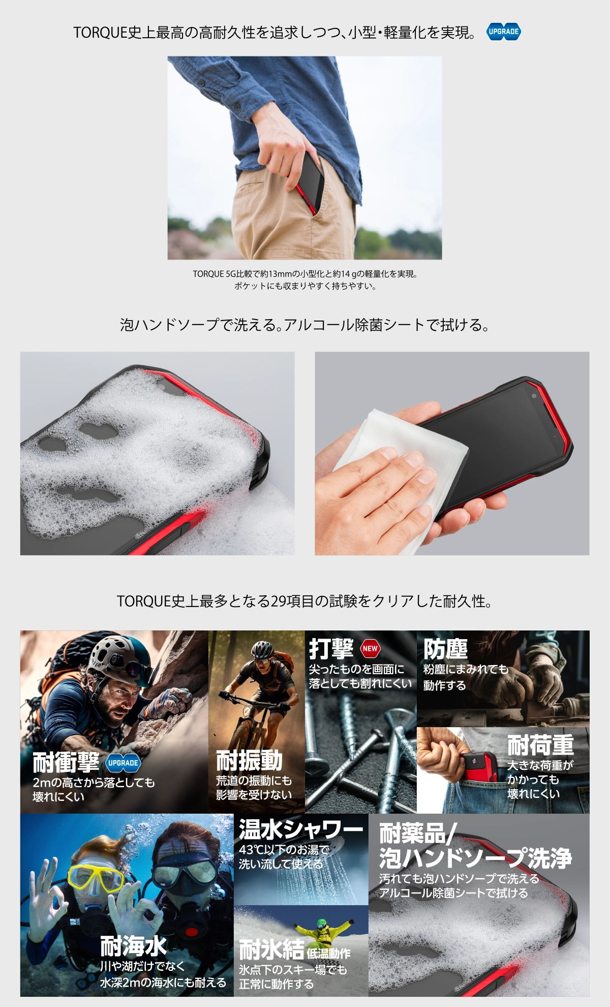 TORQUE G06 KYG03 | スマートフォン（Android スマホ） | au