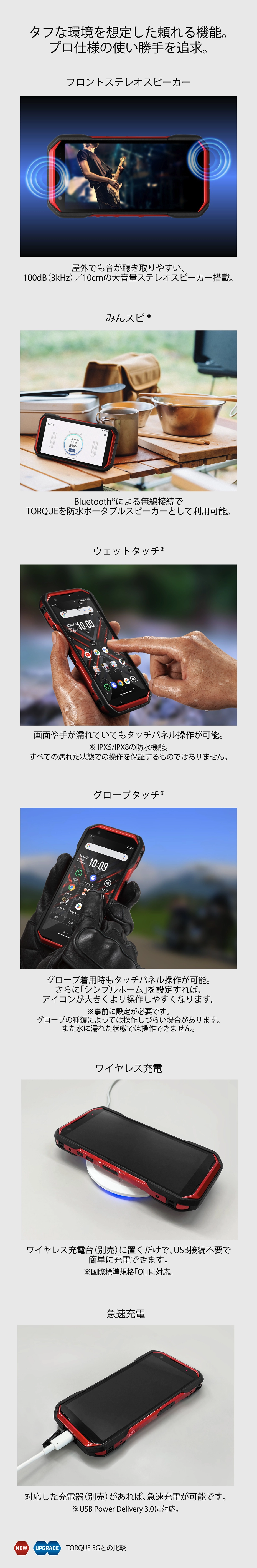 TORQUE G06 KYG03 | スマートフォン（Android スマホ） | au