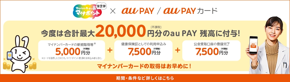 au PAY プリペイドカード｜ポイント・決済｜au